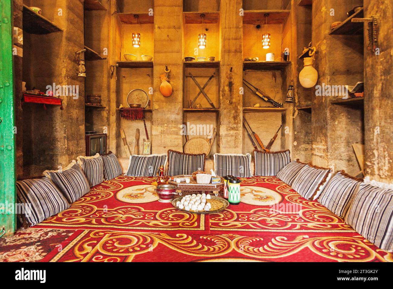Sultanate of Oman, Al Hamra, old town, earthen heritage, traditional ...