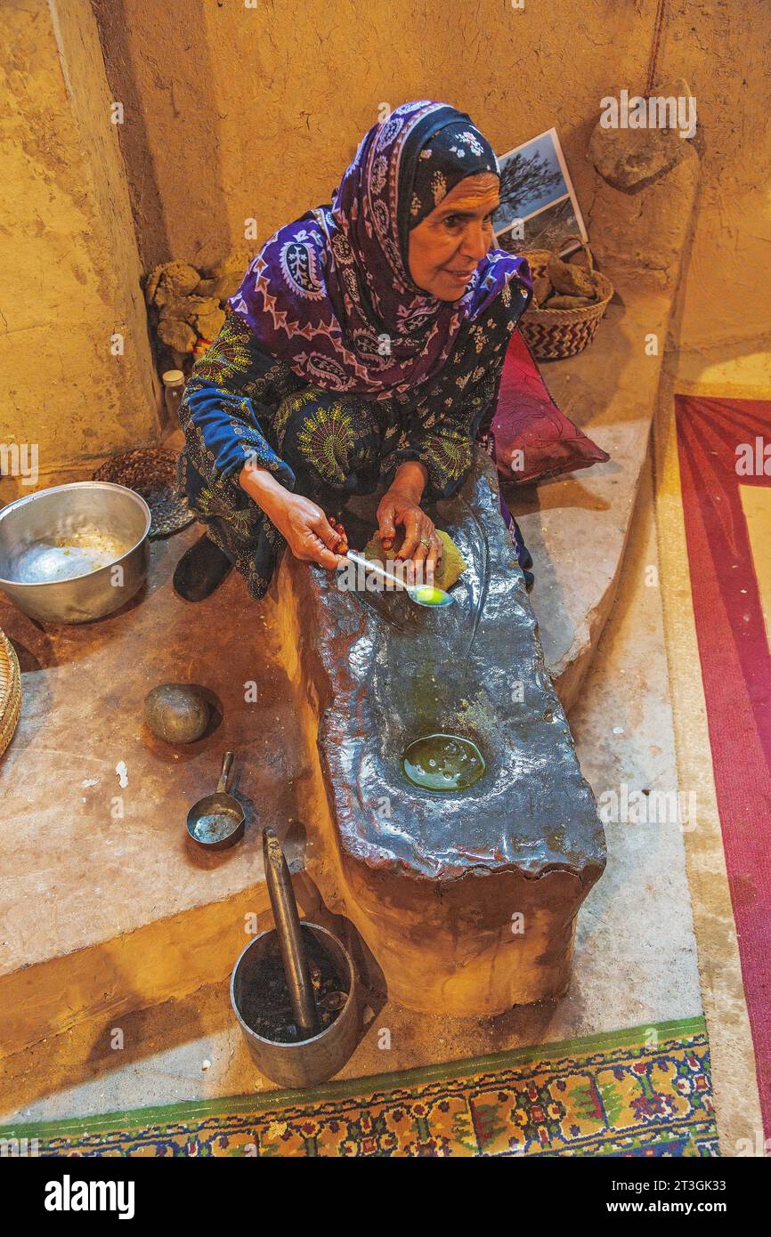 Sultanate of Oman, Al Hamra, old town, earthen heritage, traditional ...