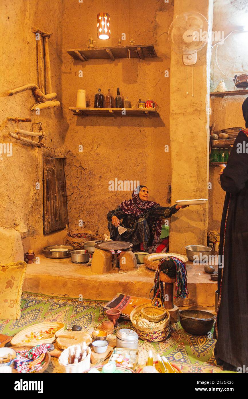 Sultanate of Oman, Al Hamra, old town, earthen heritage, traditional ...