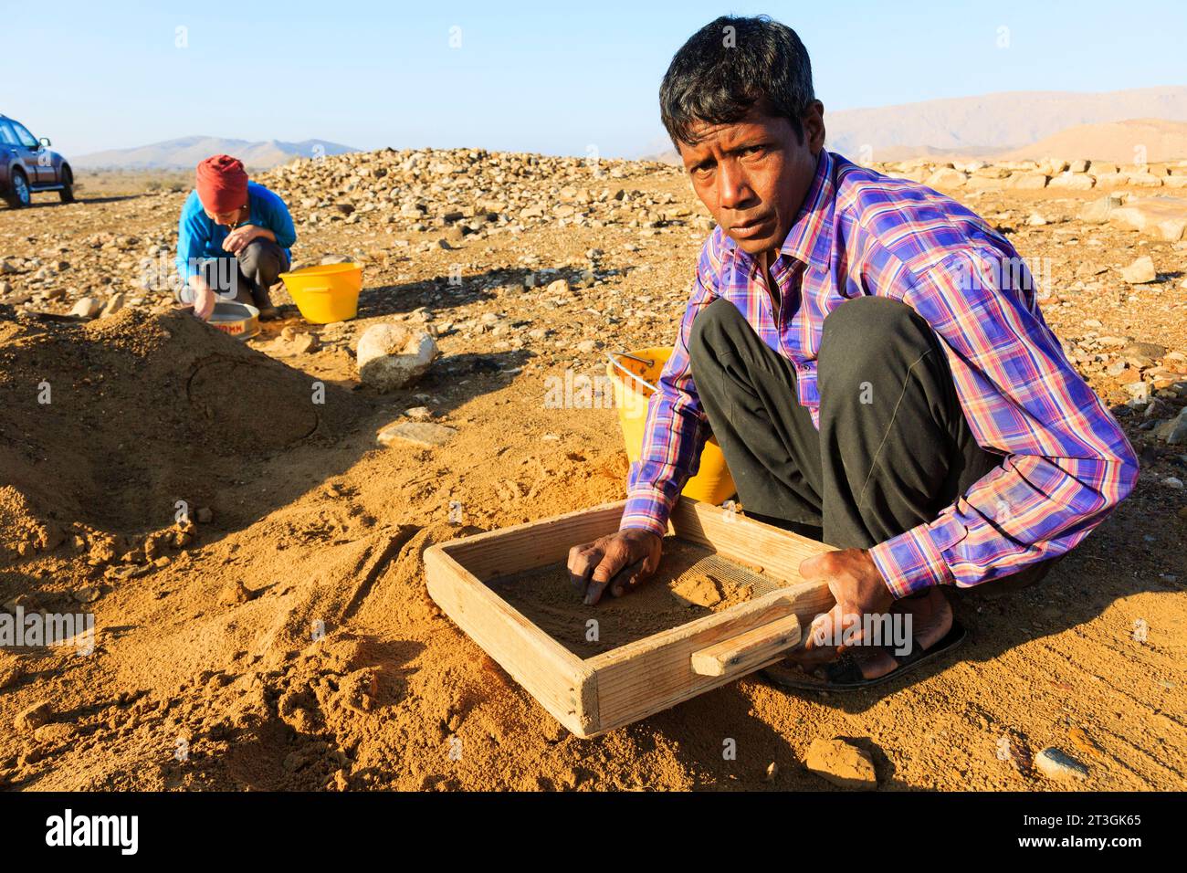 Sultanate of Oman, Ibri region, Al Arid, archaeological excavation ...