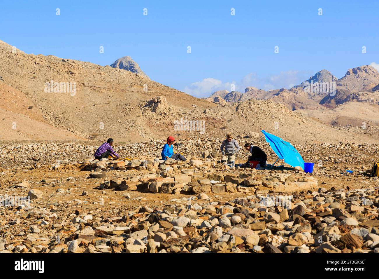 Sultanate of Oman, Ibri region, Al Arid, archaeological excavation ...