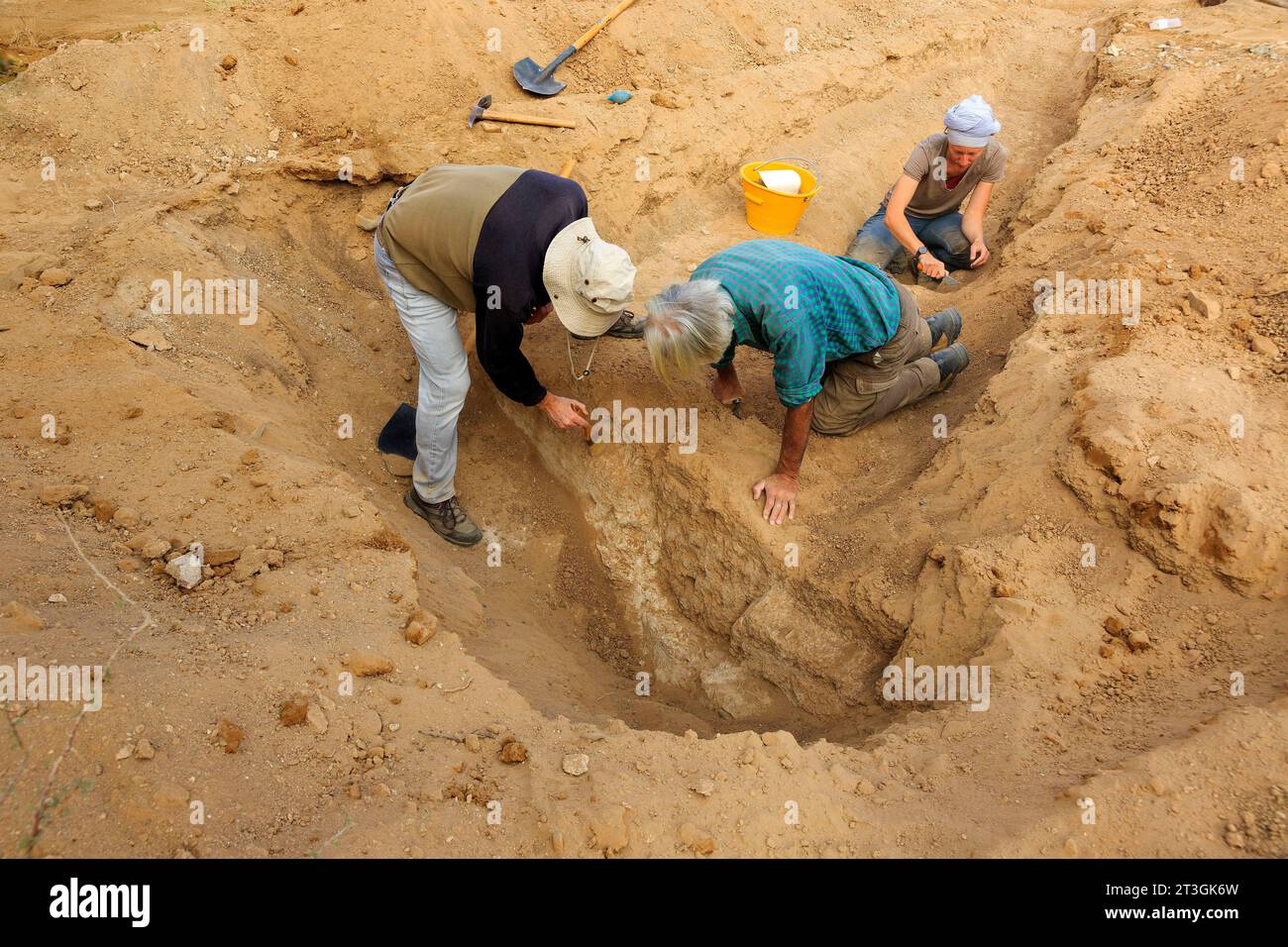 Sultanate of Oman, Ibri Region, Al Arid, archaeological excavation ...