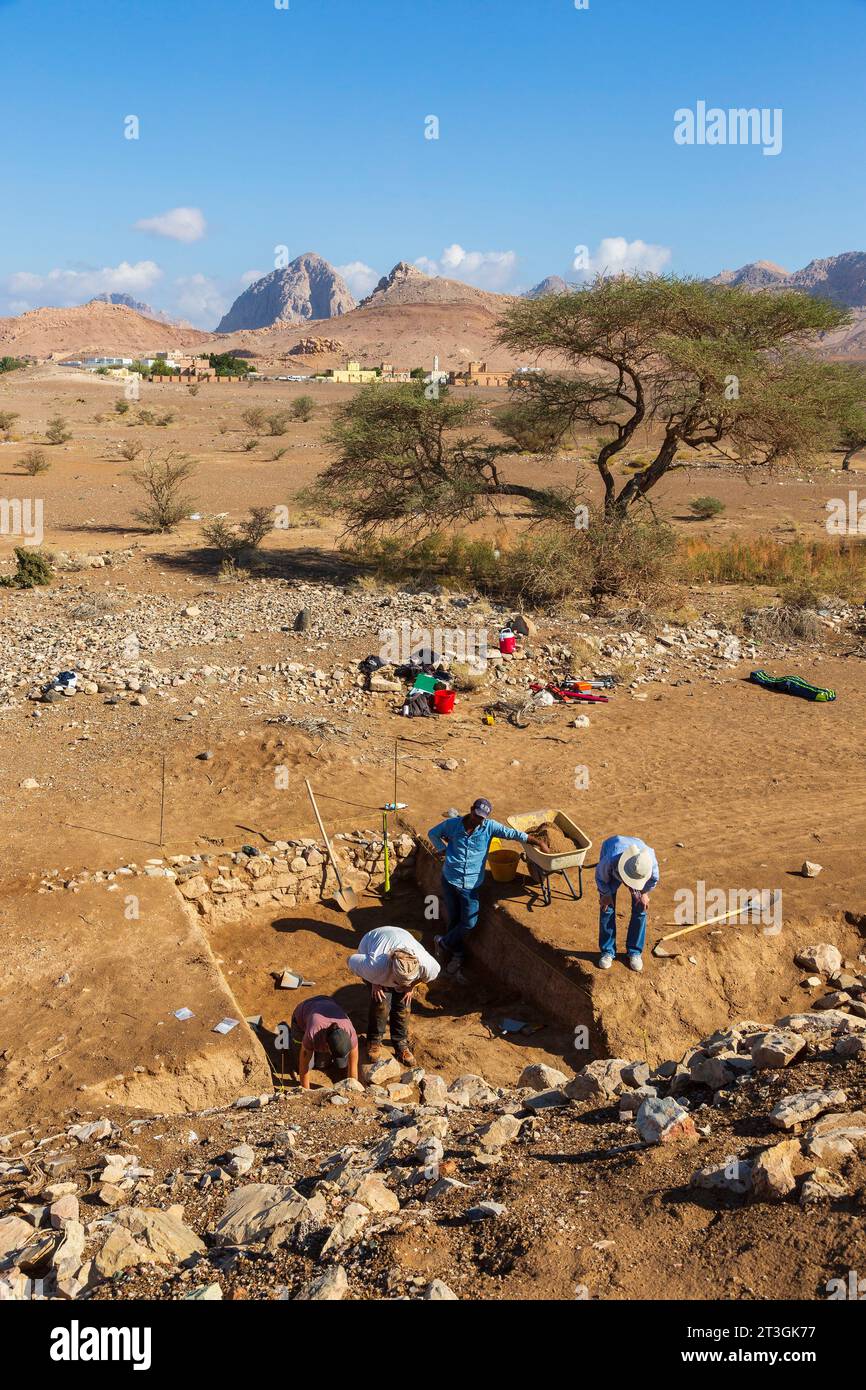Sultanate of Oman, Ibri Region, Al Arid, archaeological excavation ...