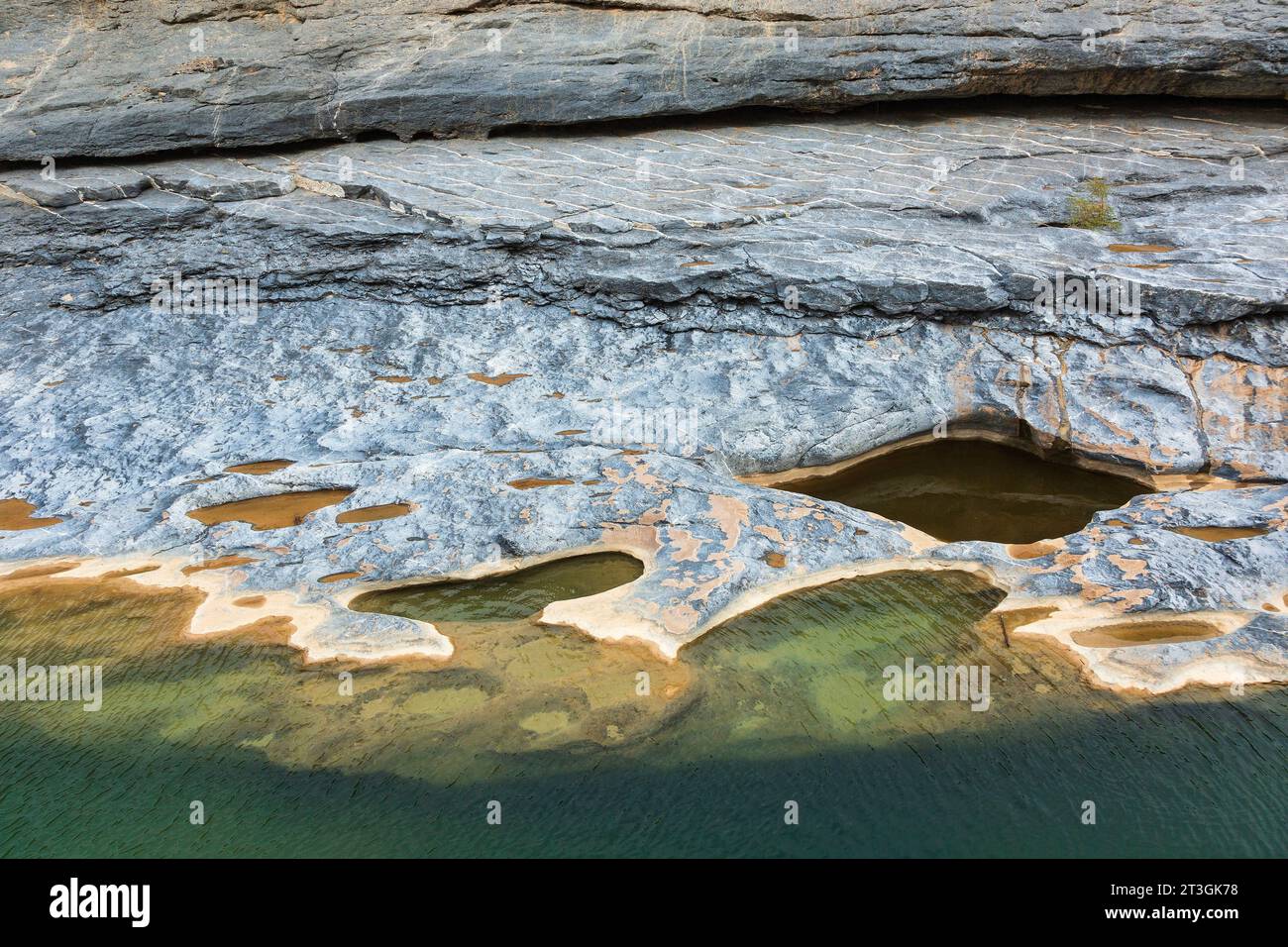 Sultanate of Oman, Ibri Region, Damm, Wadi Damm Stock Photo - Alamy