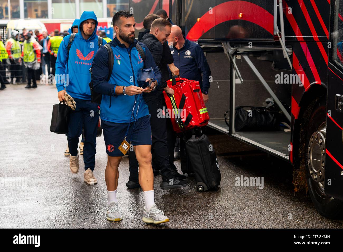 Rotterdam, Netherlands. 25th Oct, 2023. ROTTERDAM, NETHERLANDS - OCTOBER 25: Kostas Lamprou of ...
