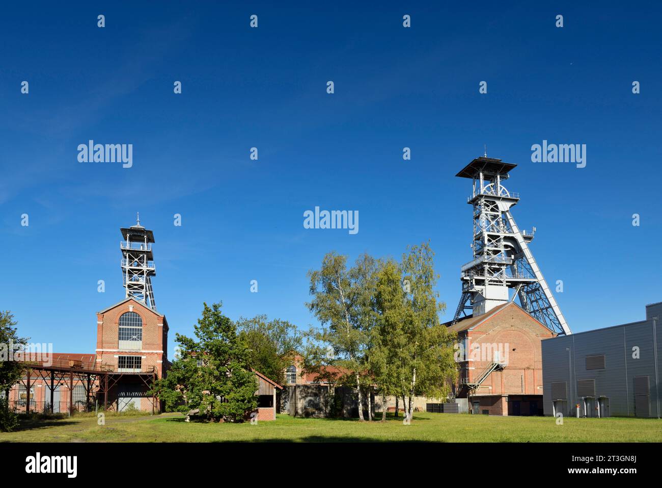 France, Nord, Wallers, mine site of the pit of Arenberg, listed as ...