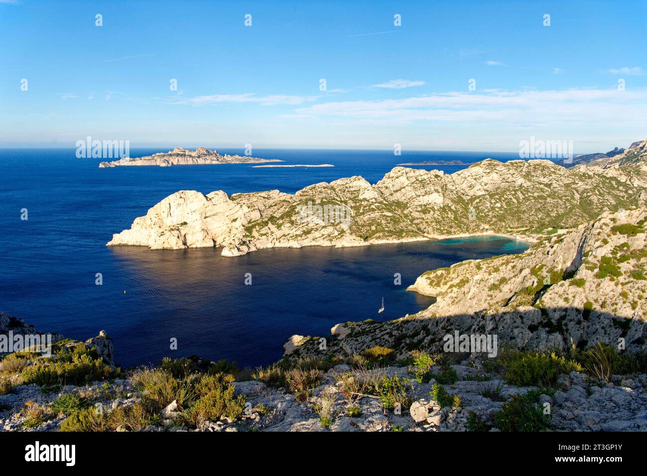 France, Bouches du Rhone, Marseille, Calanques National Park, the ...