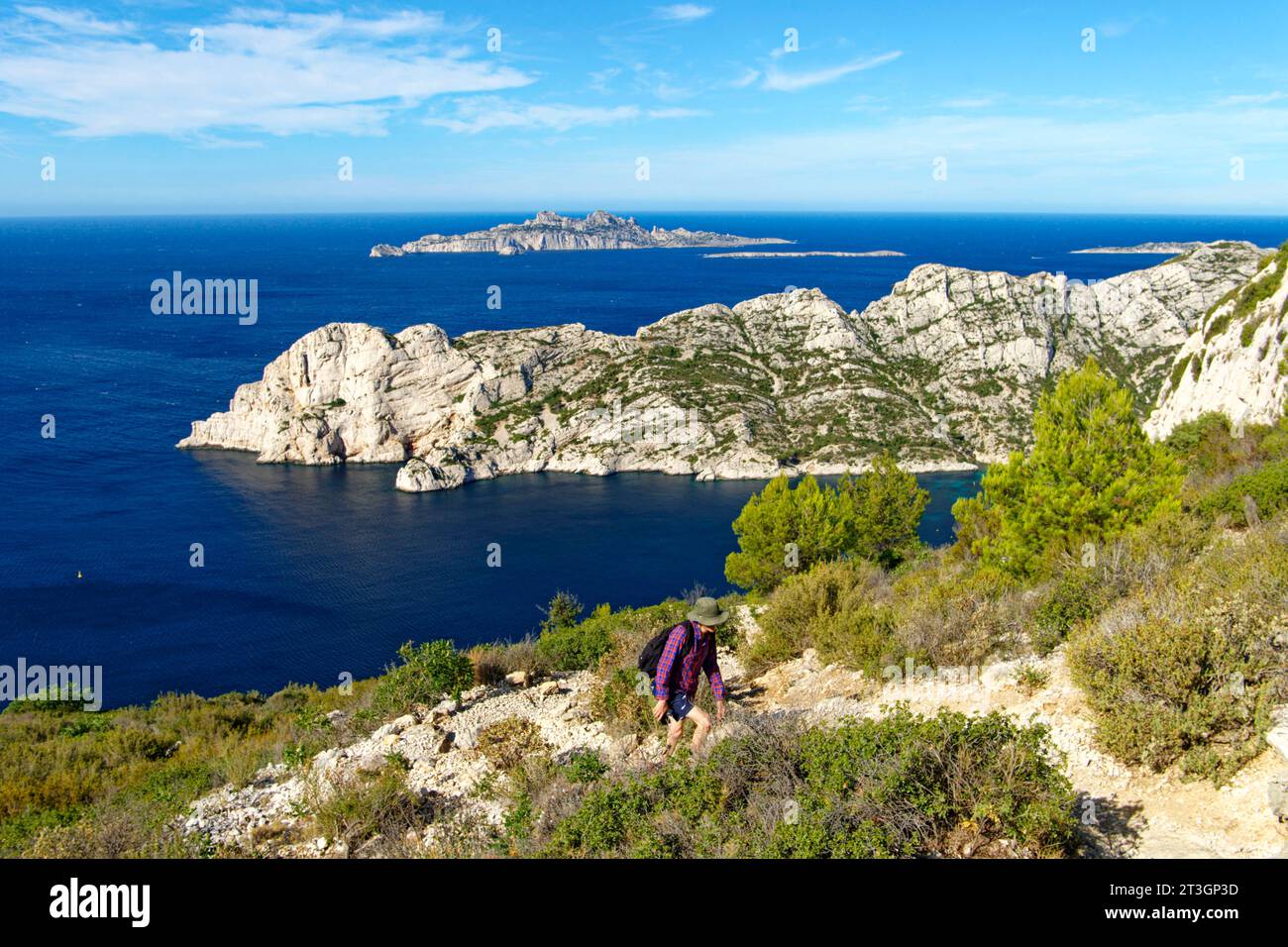 France, Bouches du Rhone, Marseille, Calanques National Park, the ...