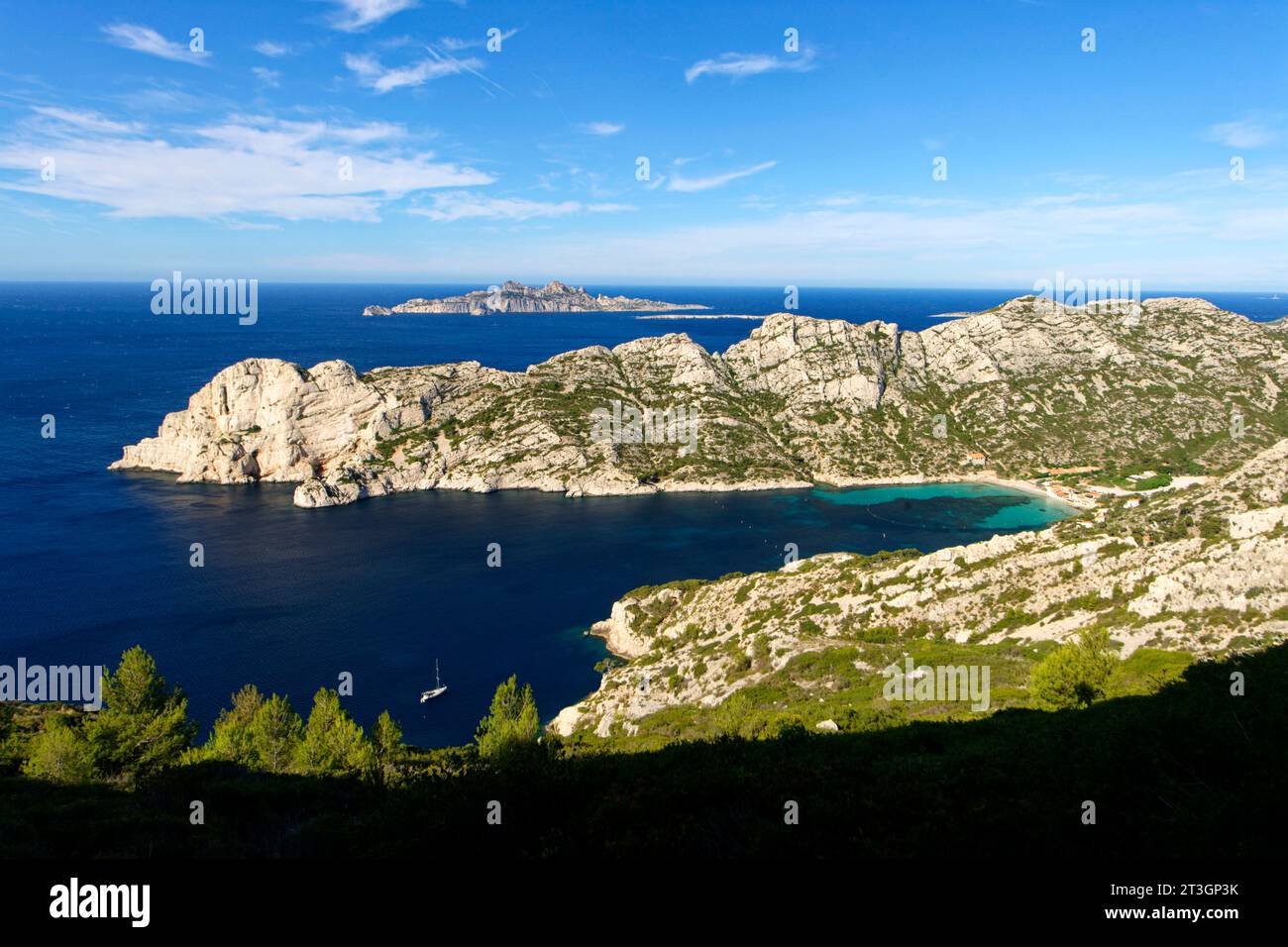France, Bouches du Rhone, Marseille, Calanques National Park, the ...