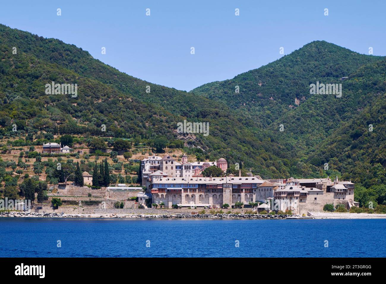 Greece, Chalkidiki, cruise around the Mount Athos peninsula, listed as ...