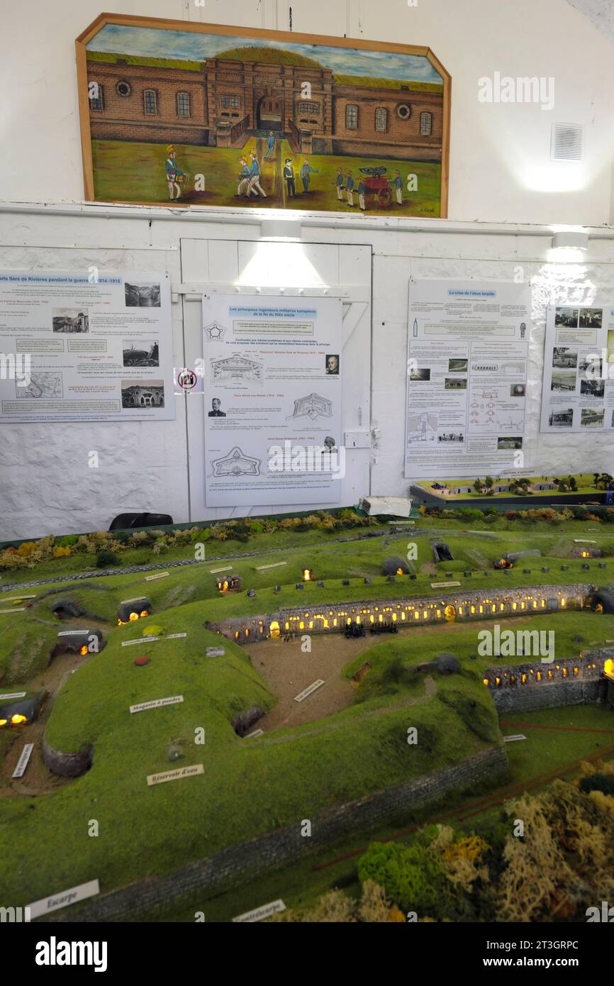 France, Territoire de Belfort, Bessoncourt, Fort Senarmont erected ...