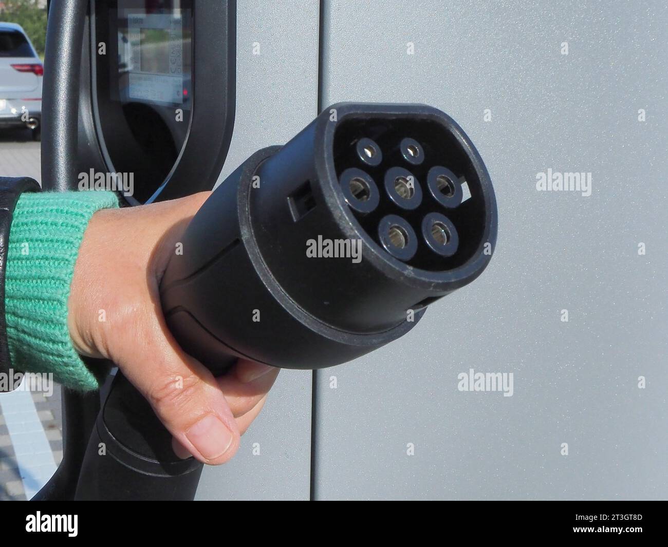 Charging Plug For E-car Stock Photo - Alamy
