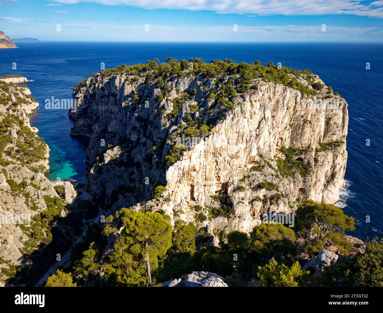 France, Bouches du Rhone, Marseille, National Park of the Calanques ...