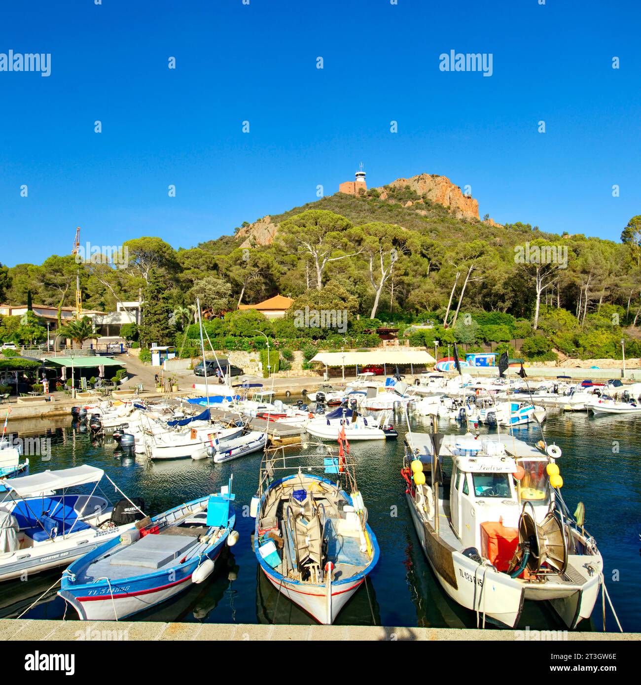 France, Var, Saint Raphael, Dramont, Massif de l'Esterel (Esterel ...