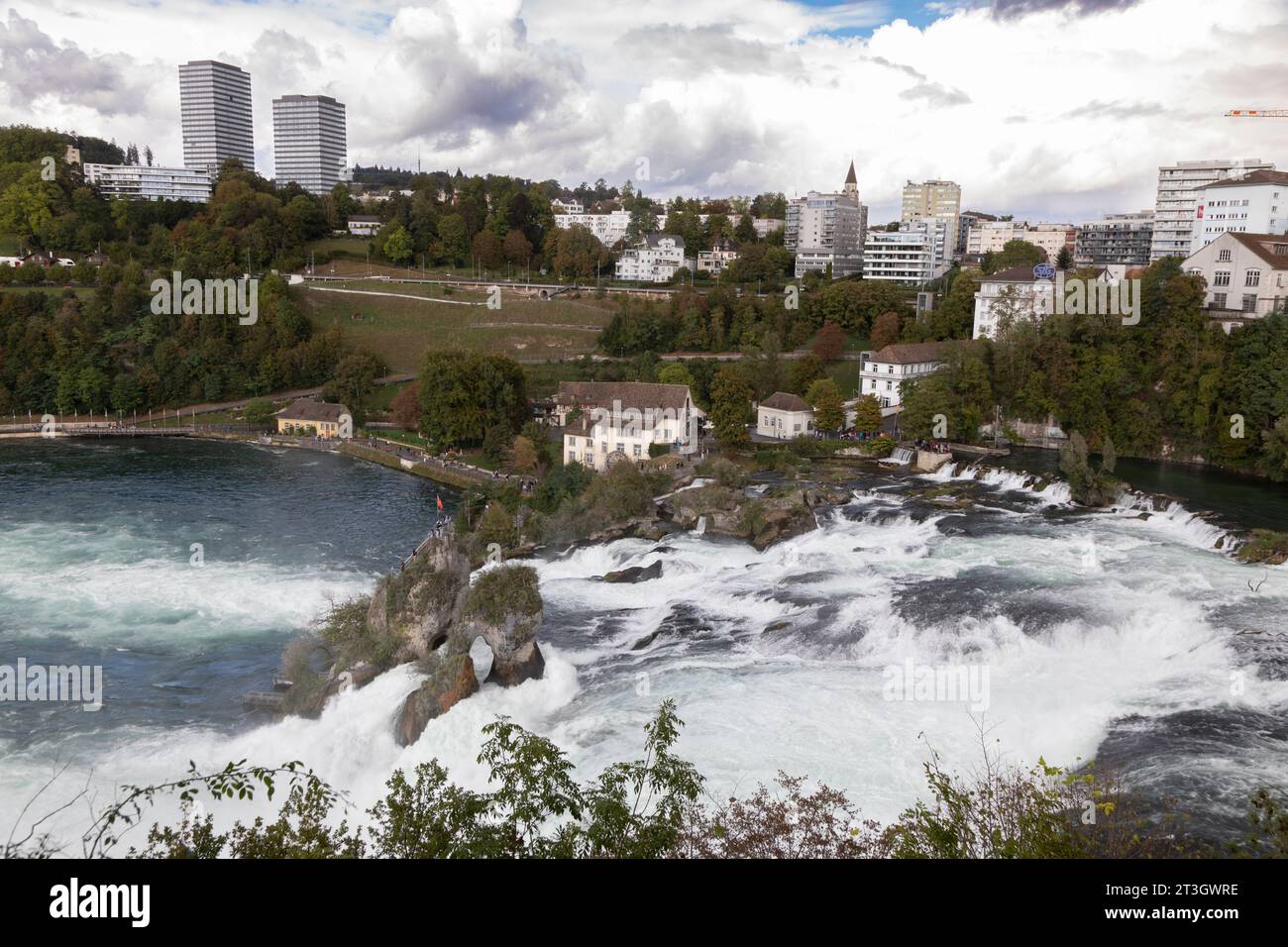 Waterfalls of Rheinfall, Dachsen, Zurich, Switzerland Stock Photo - Alamy