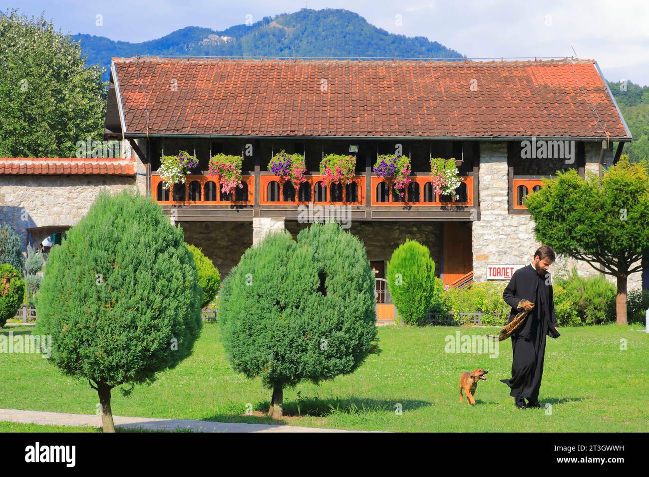 Montenegro, Morača Valley, Serbian Orthodox monastery of Moraca founded ...