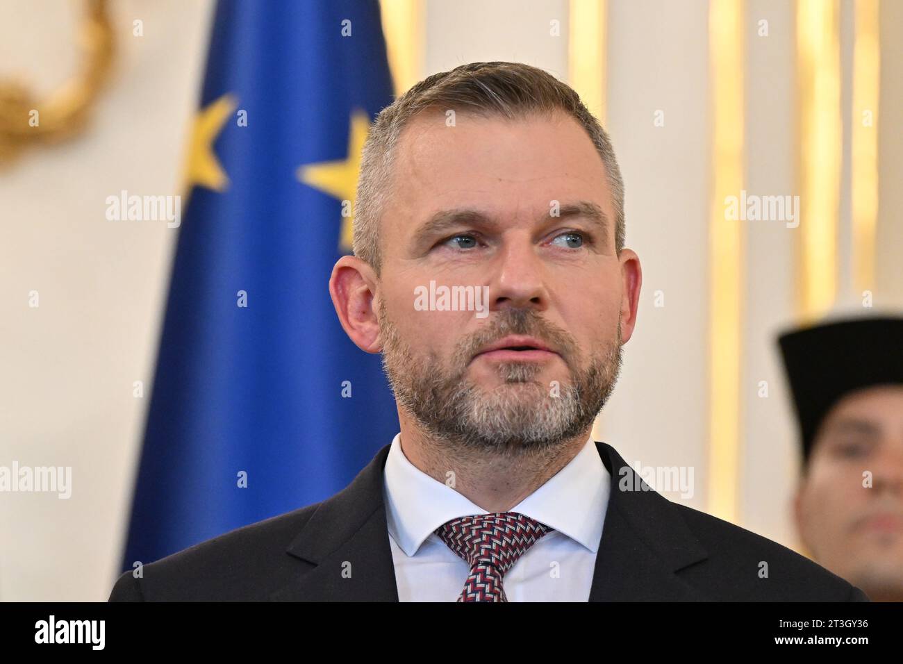Bratislava, Slovakia. 25th Oct, 2023. Peter Pellegrini, Chairman of the ...