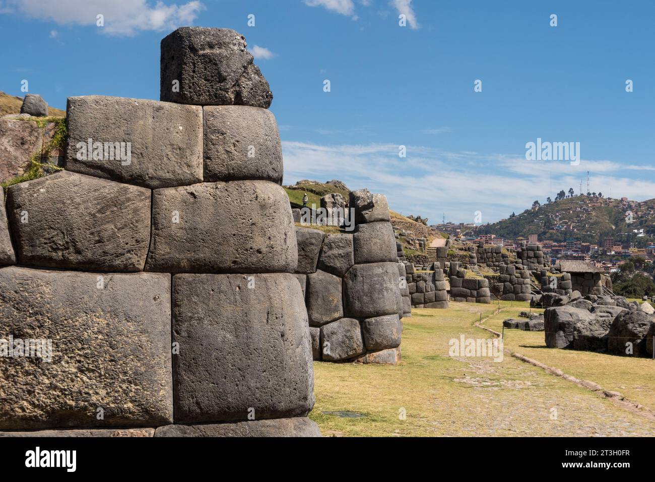 Saqsaywaman archeological site, Cusco, Peru Stock Photo - Alamy