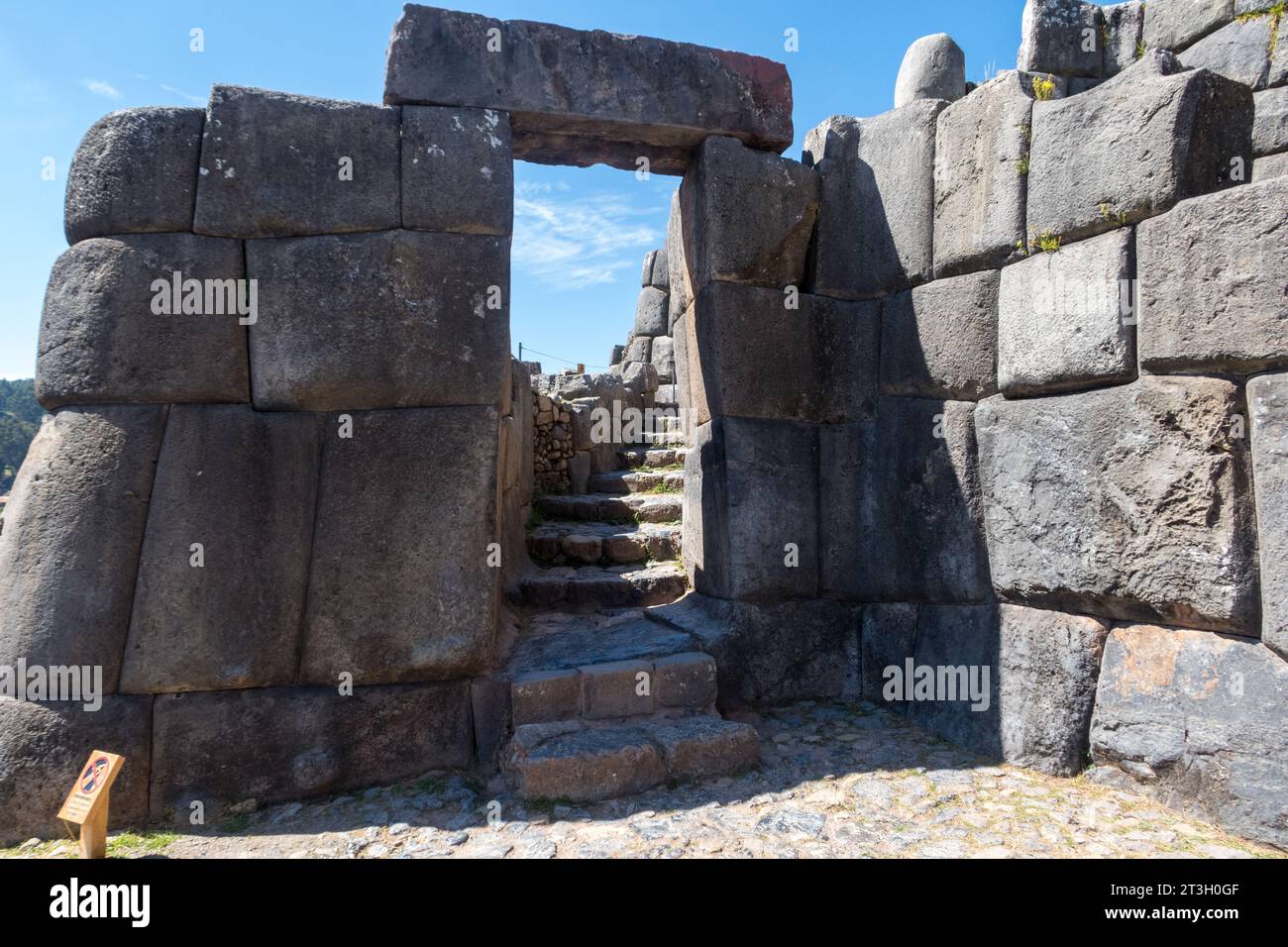 Saqsaywaman archeological site, Cusco, Peru Stock Photo - Alamy
