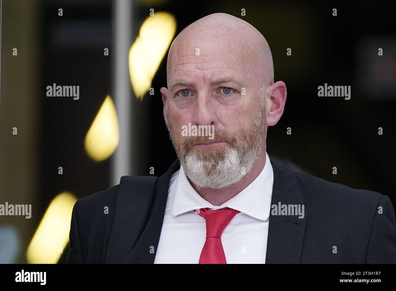 Detective Garda Fergus Hogan leaves Dublin Central Criminal Court where ...