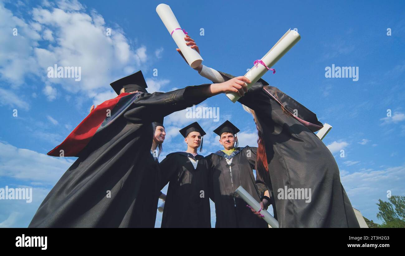 Joyful african american graduate in hi-res stock photography and images ...