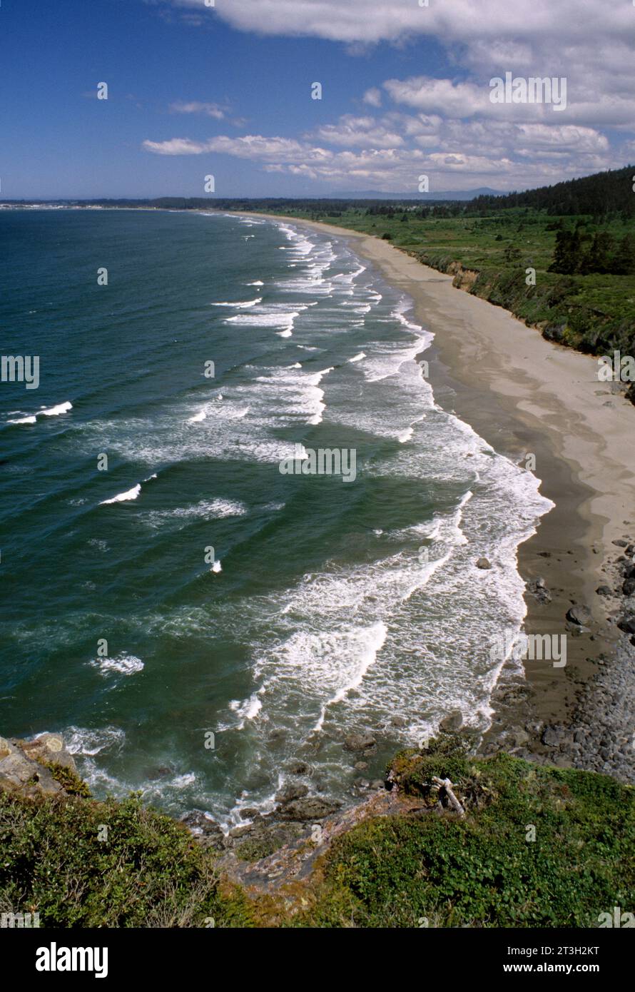 Crescent Beach from Crescent Beach Overlook, Redwood National Park ...