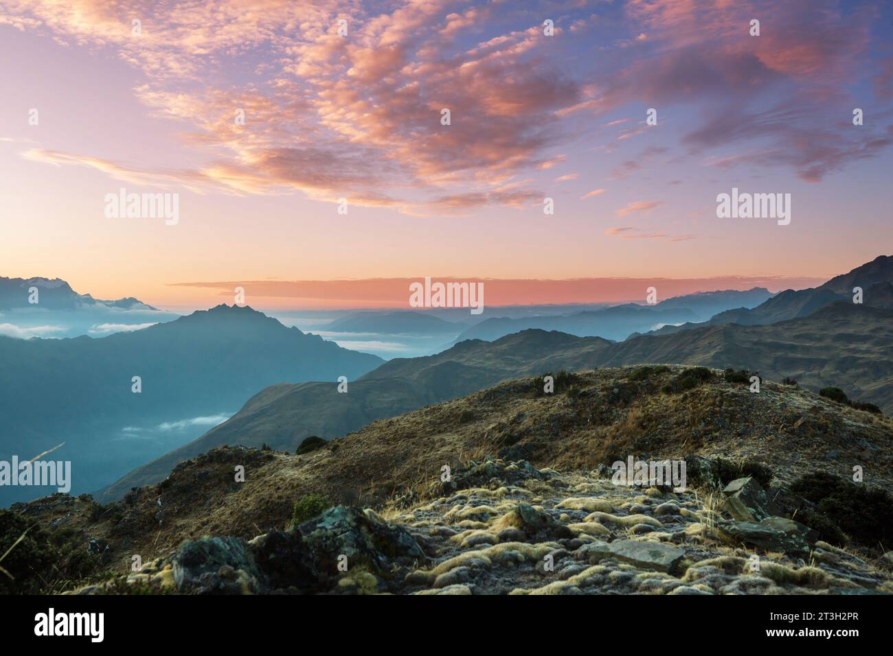 inspiration concept scene -sunrise in Sierra Nevada mountains ...