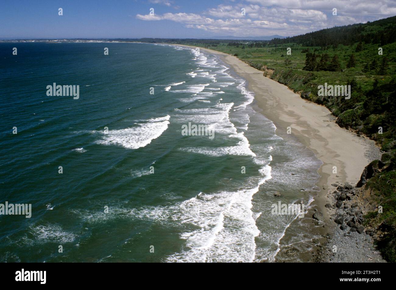 Crescent Beach from Crescent Beach Overlook, Redwood National Park ...