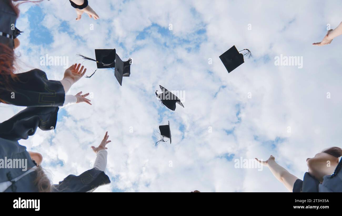 Young black graduates stand hi-res stock photography and images - Alamy