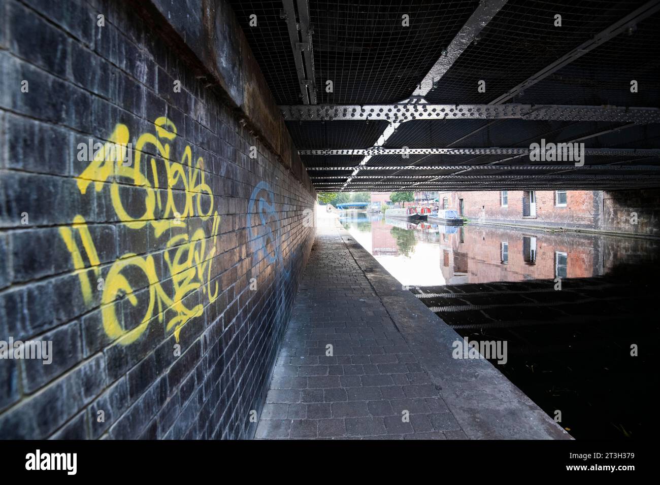 Canalside in Nottingham City, Nottinghamshire England UK Stock Photo ...