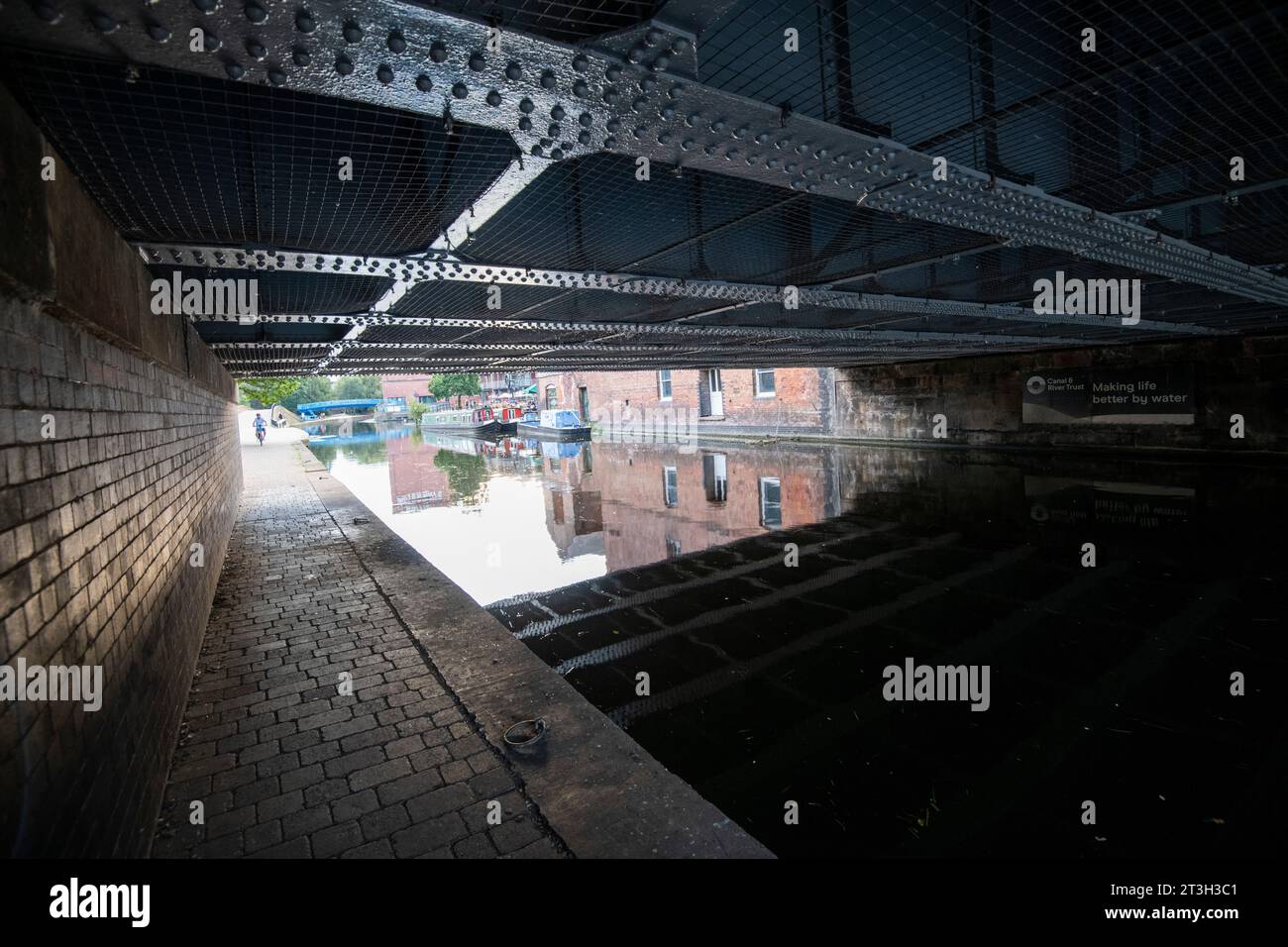 Canalside in Nottingham City, Nottinghamshire England UK Stock Photo ...