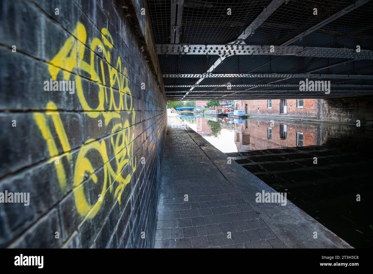 Canalside in Nottingham City, Nottinghamshire England UK Stock Photo ...