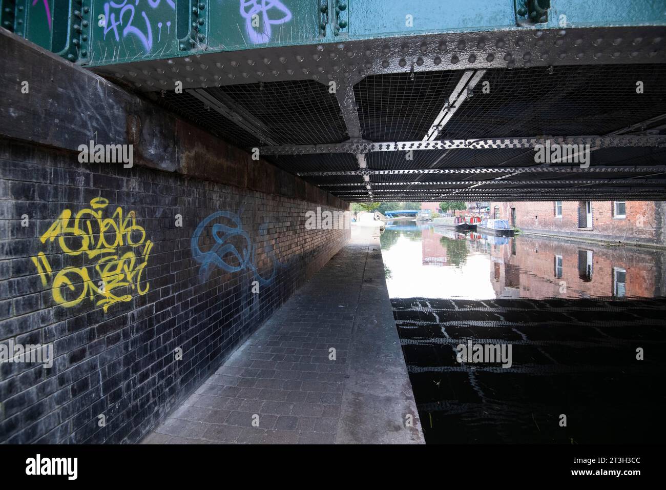Canalside in Nottingham City, Nottinghamshire England UK Stock Photo ...