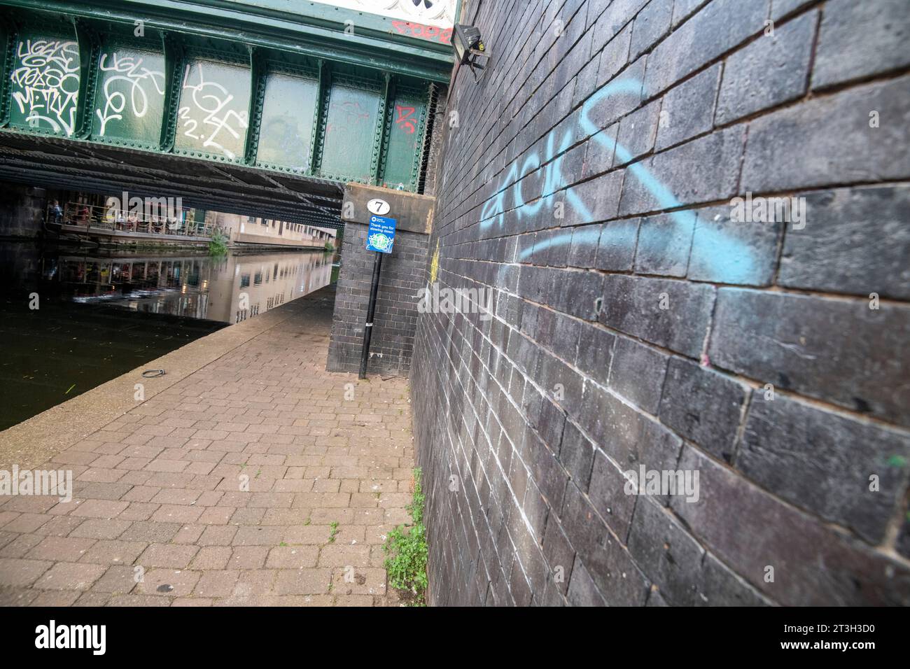 Canalside in Nottingham City, Nottinghamshire England UK Stock Photo ...