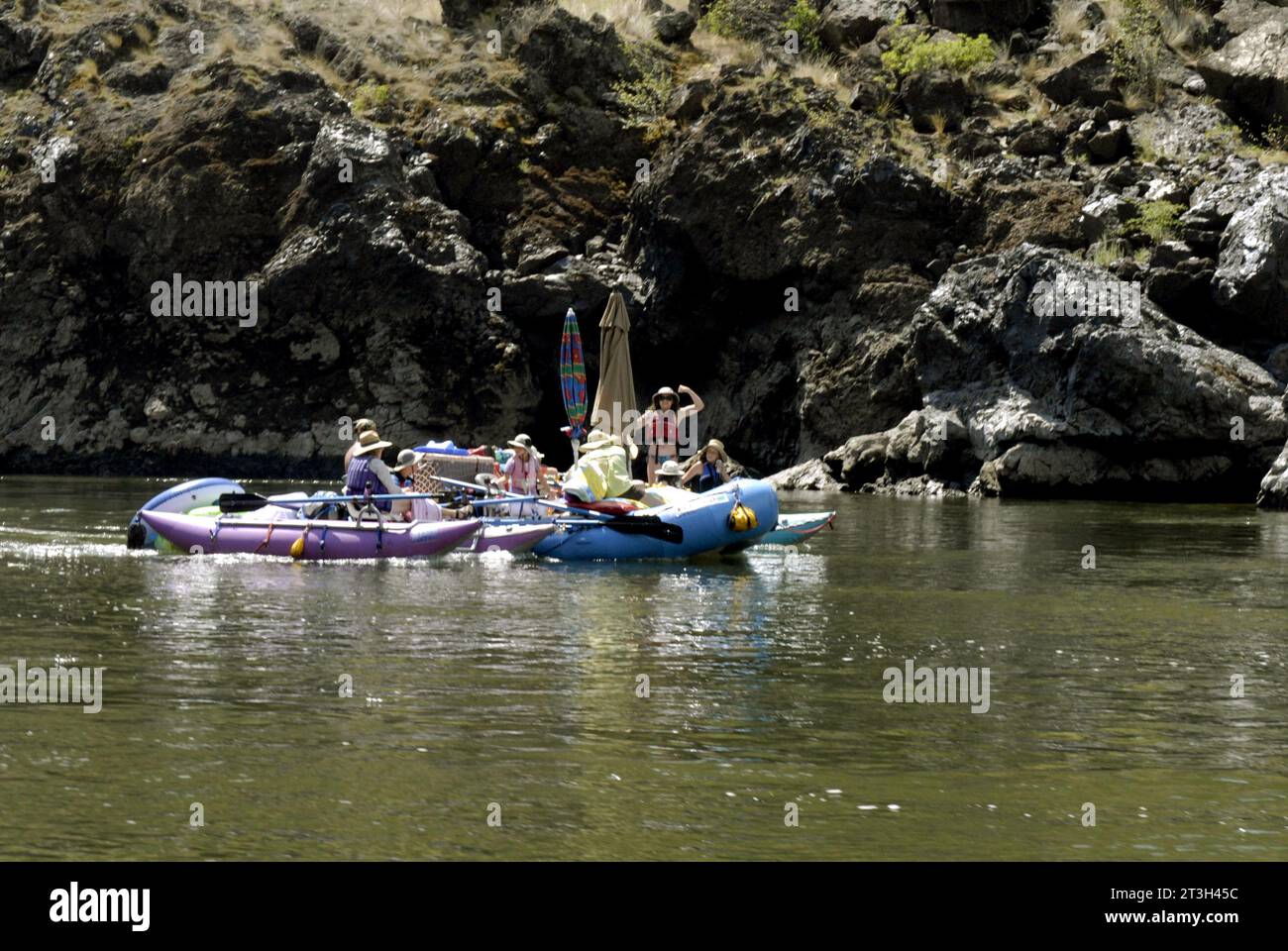 LEWISTON / IDAHO STATE/ USA . Life at snake river , rafting ,fishing ...