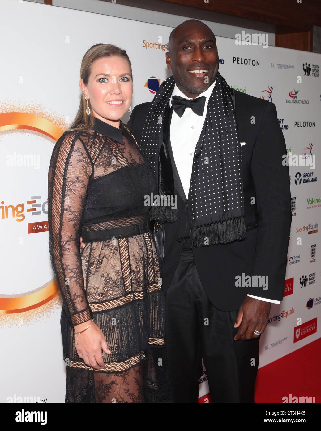 London, UK. Fiona Barratt and Sol Campbell at the Sporting Equals ...