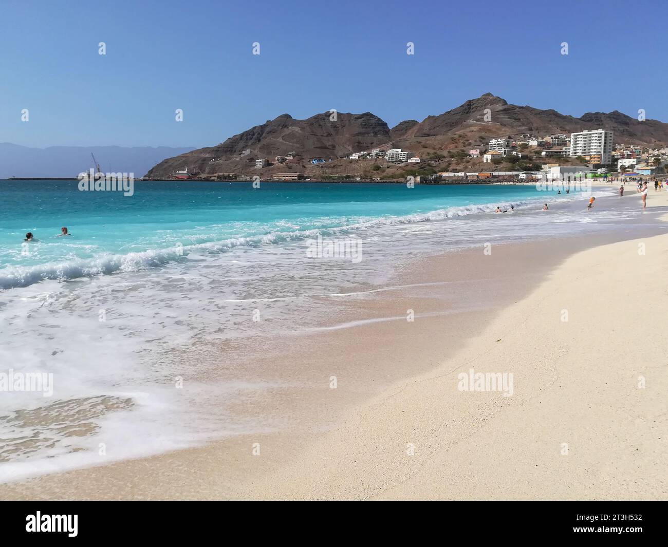 São Pedro Beach, Mindelo on Sao Vicente Island, Cape Verde Islands ...