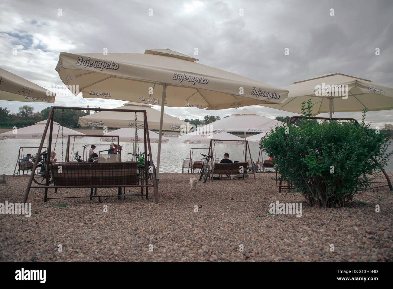 View of Ada Ciganlija beach in Belgrade, Serbia Stock Photo - Alamy