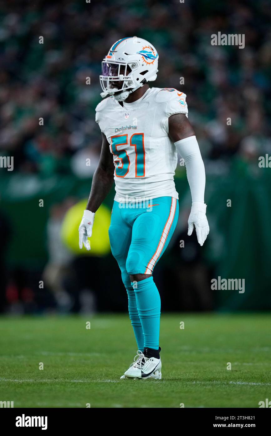 Miami Dolphins' David Long Jr. plays during an NFL football game ...