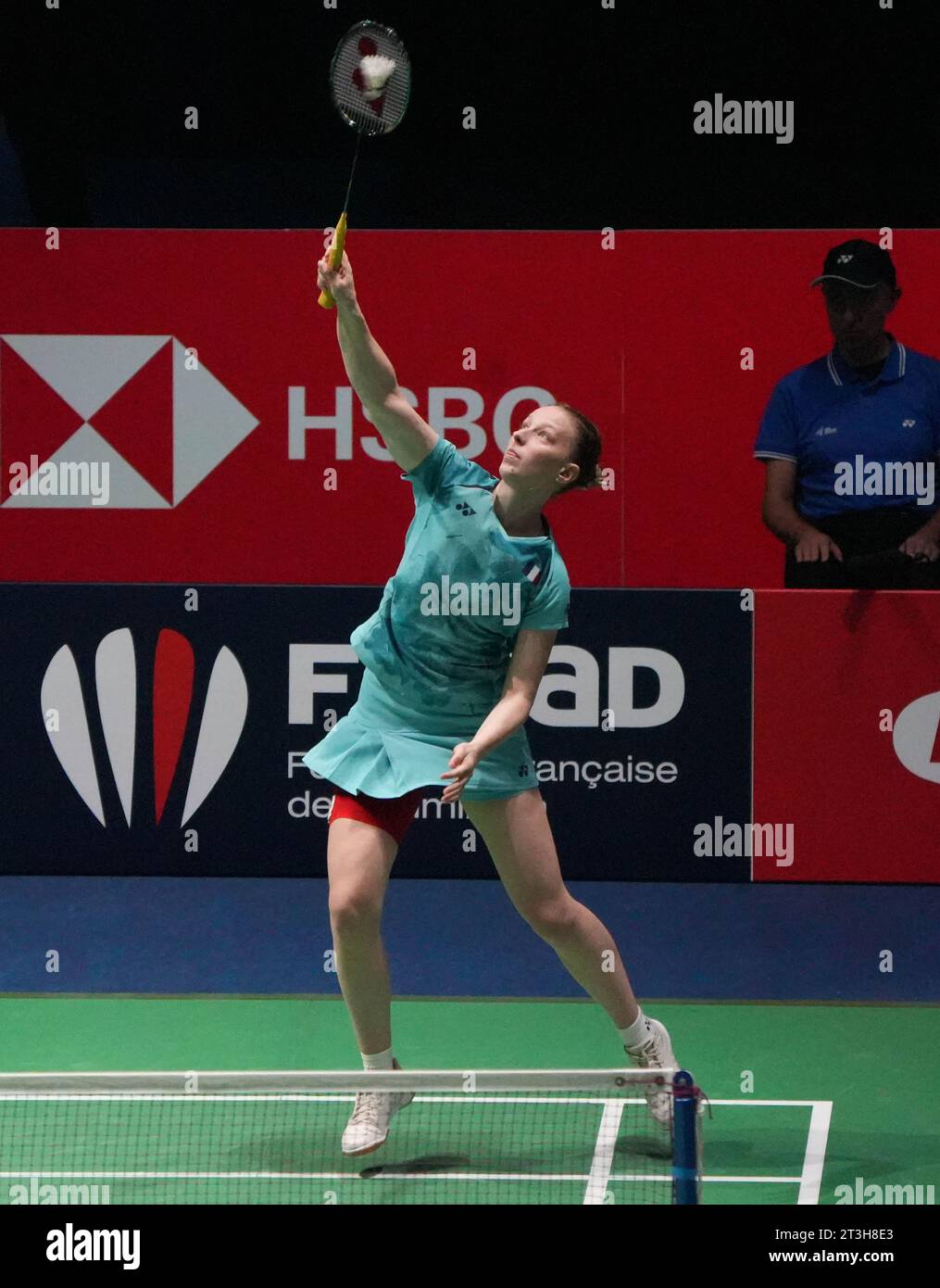 Delphine Delrue of France during the Yonex Internationaux de, France ...