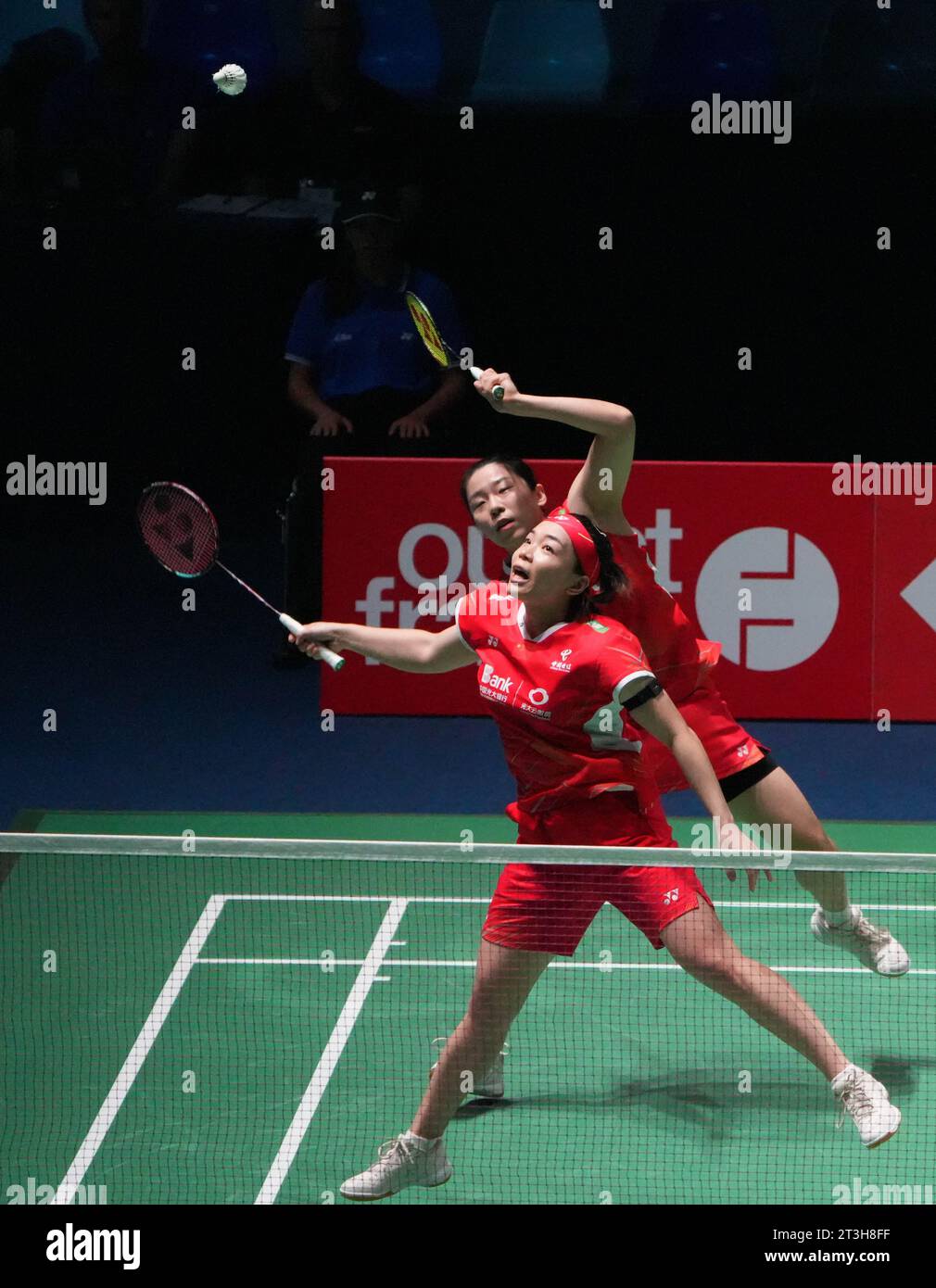 Chen Qing Chen and Jia Yi Fan of Chine during the Yonex Internationaux ...
