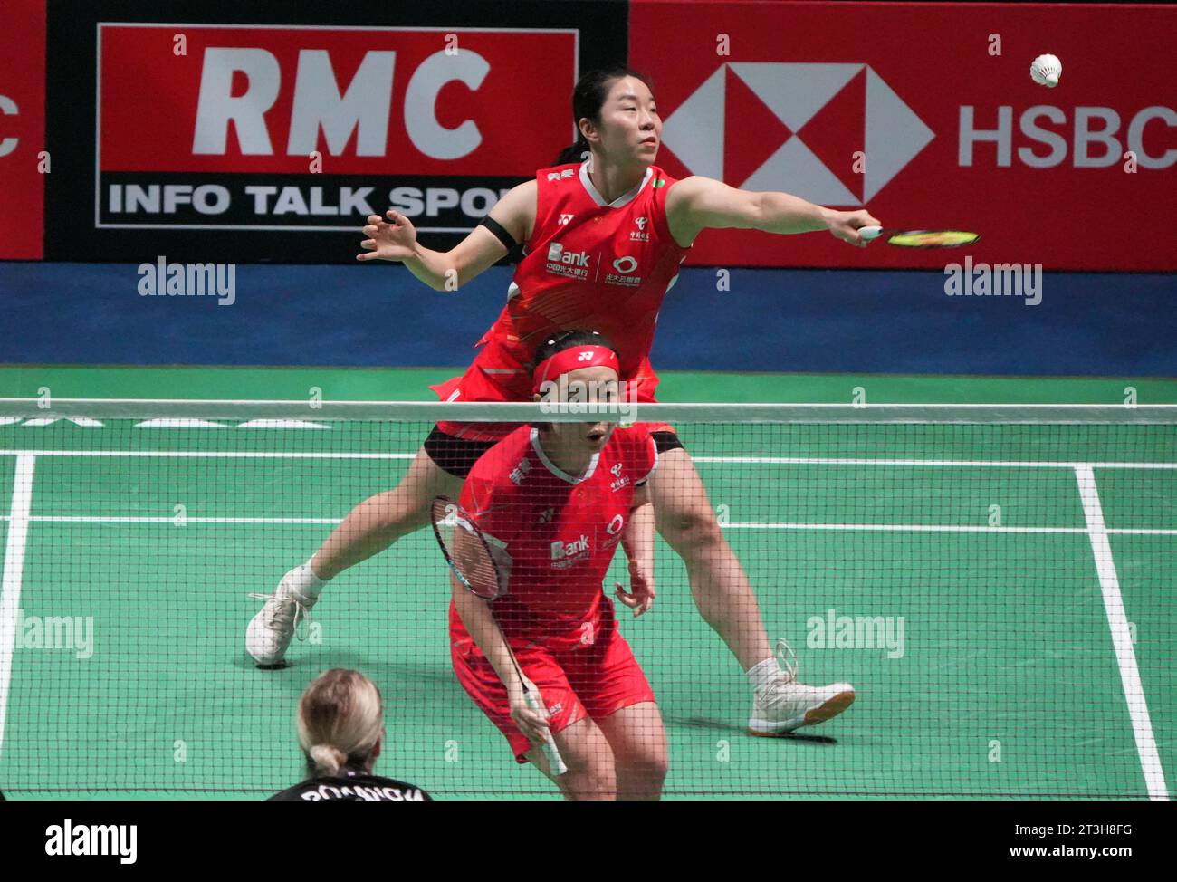 Chen Qing Chen and Jia Yi Fan of Chine during the Yonex Internationaux de, France. , . at Glaz ...