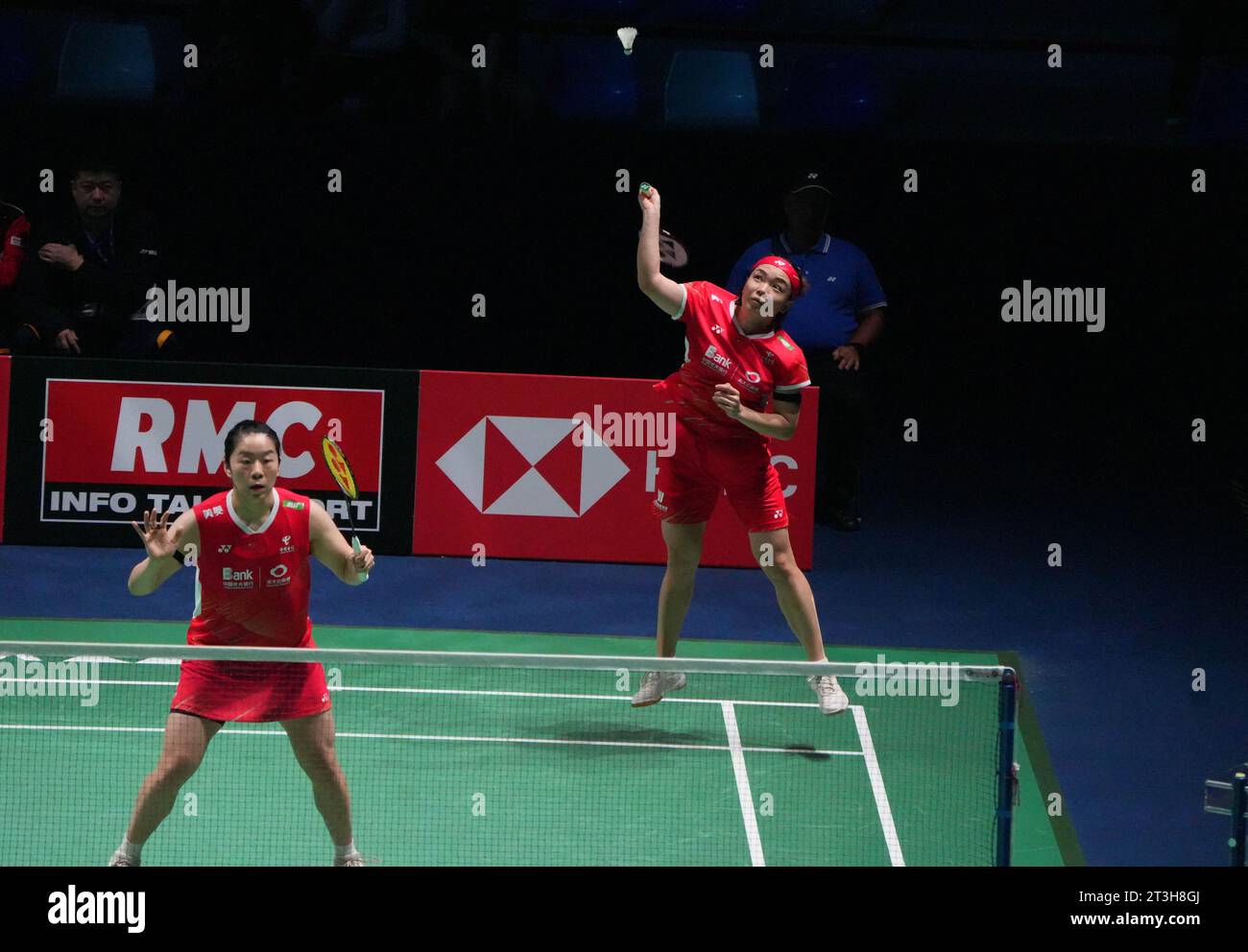 Chen Qing Chen and Jia Yi Fan of Chine during the Yonex Internationaux ...