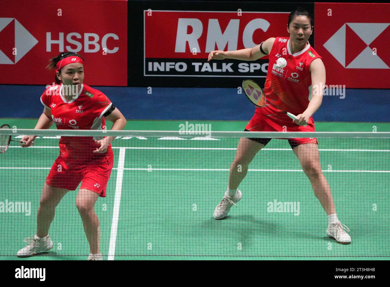Chen Qing Chen and Jia Yi Fan of Chine during the Yonex Internationaux ...