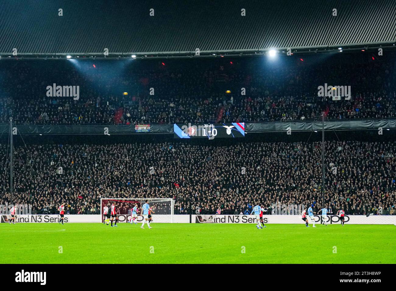 Rotterdam, The Netherlands. 25th Oct, 2023. Rotterdam - The score ...