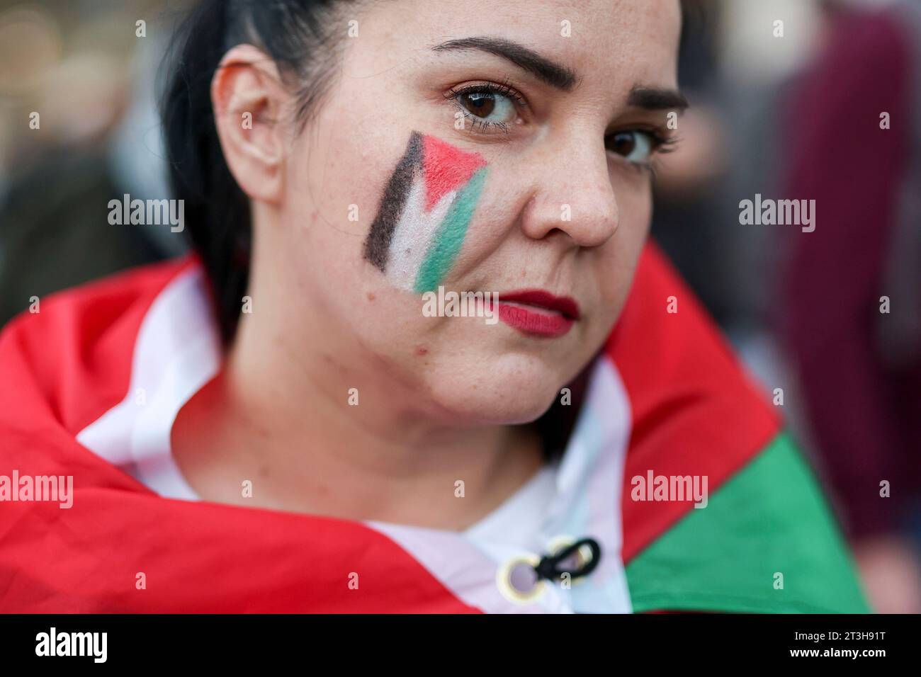 Zagreb, Croatia. 25th Oct, 2023. Protest in Solidarity with Palestine ...