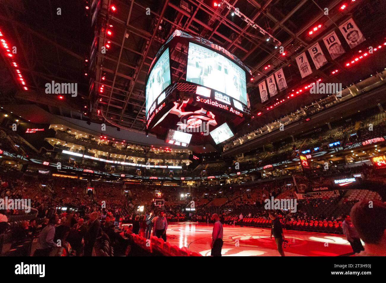 Toronto, Canada - December 07, 2022: Overall view of Scotiabank Arena ...