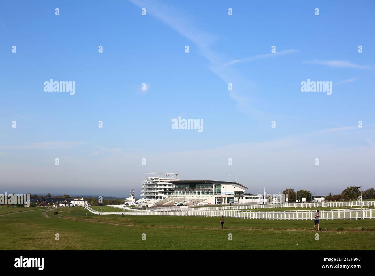 Epsom Grandstand Epsom Downs Racecourse Surrey England Stock Photo - Alamy