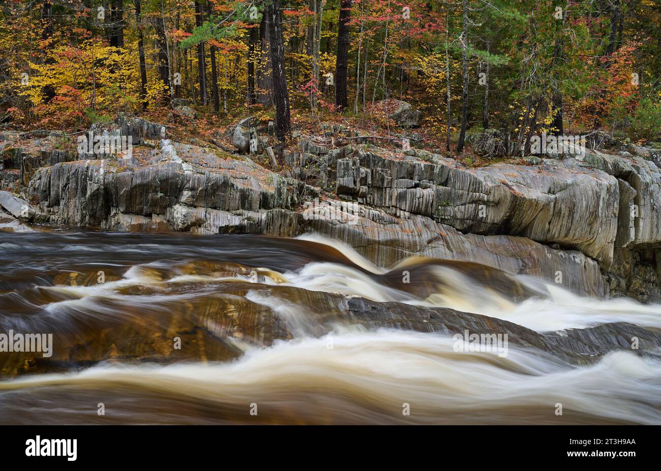 Coos Canyon, Byron, Maine, on the Swift River Stock Photo - Alamy