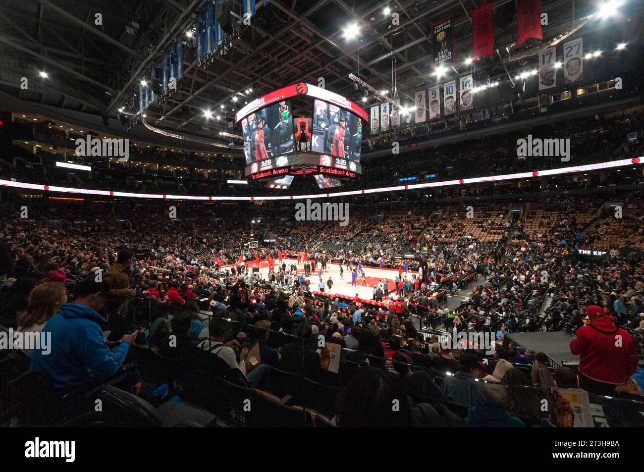 Toronto, Canada - December 07, 2022: Overall view of Scotiabank Arena ...